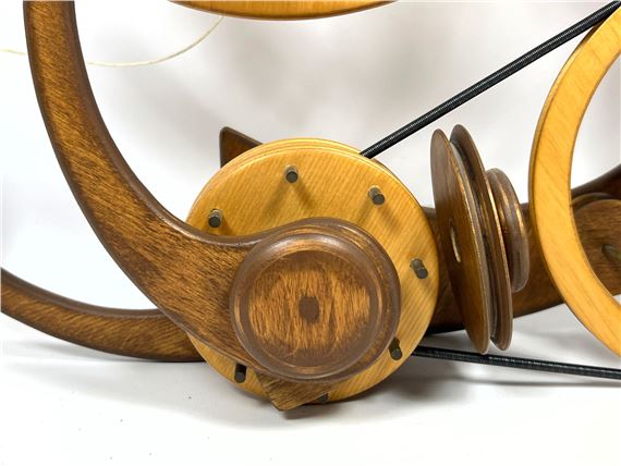 David C. Roy | Kinetic Wood Wall Sculpture | MutualArt