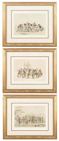 George Catlin | 3 Lithographs | MutualArt