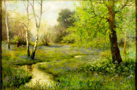 William Graham Buxton | Bluebells Landscape | MutualArt