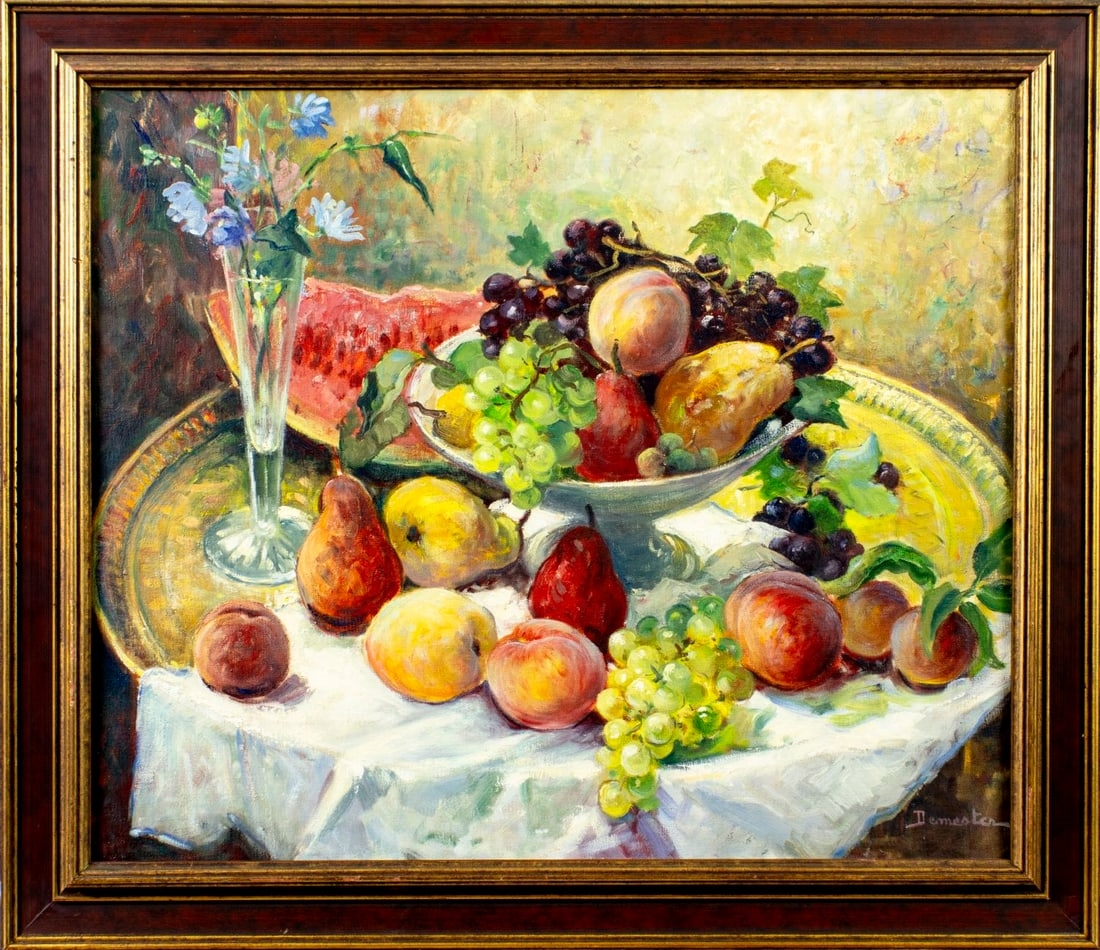 Eugène Demester | Still Life with Fruit | MutualArt