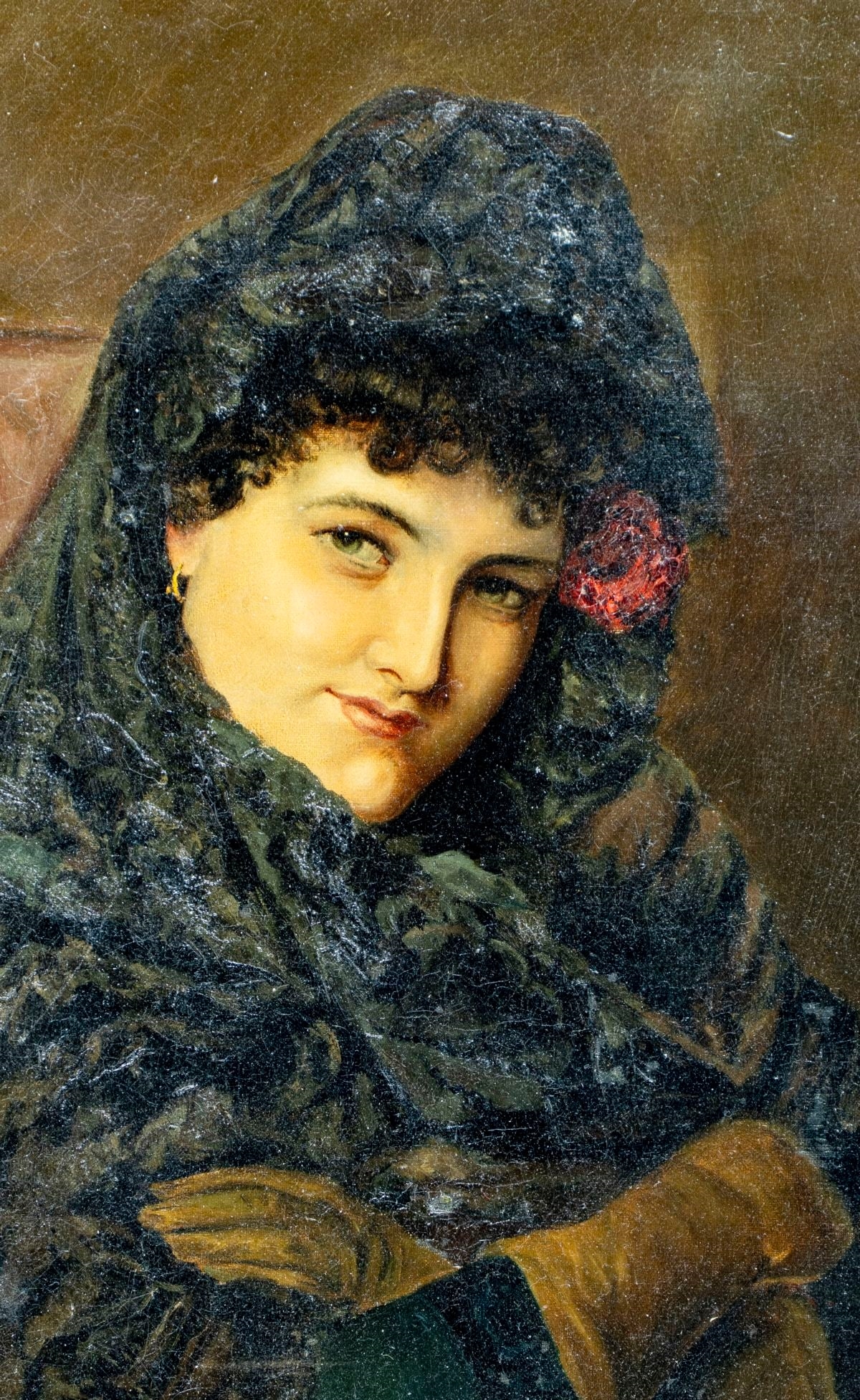 John Bagnold Burgess | Portrait of Woman (1907) | MutualArt