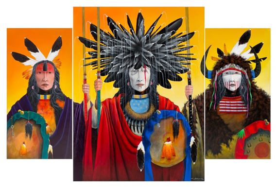 Bemic Nelson Yellowman | Cheyenne Warriors | MutualArt