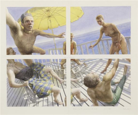Denis de Rudder | Etude pour la Quadrature du cercle (Circa 1989 ...