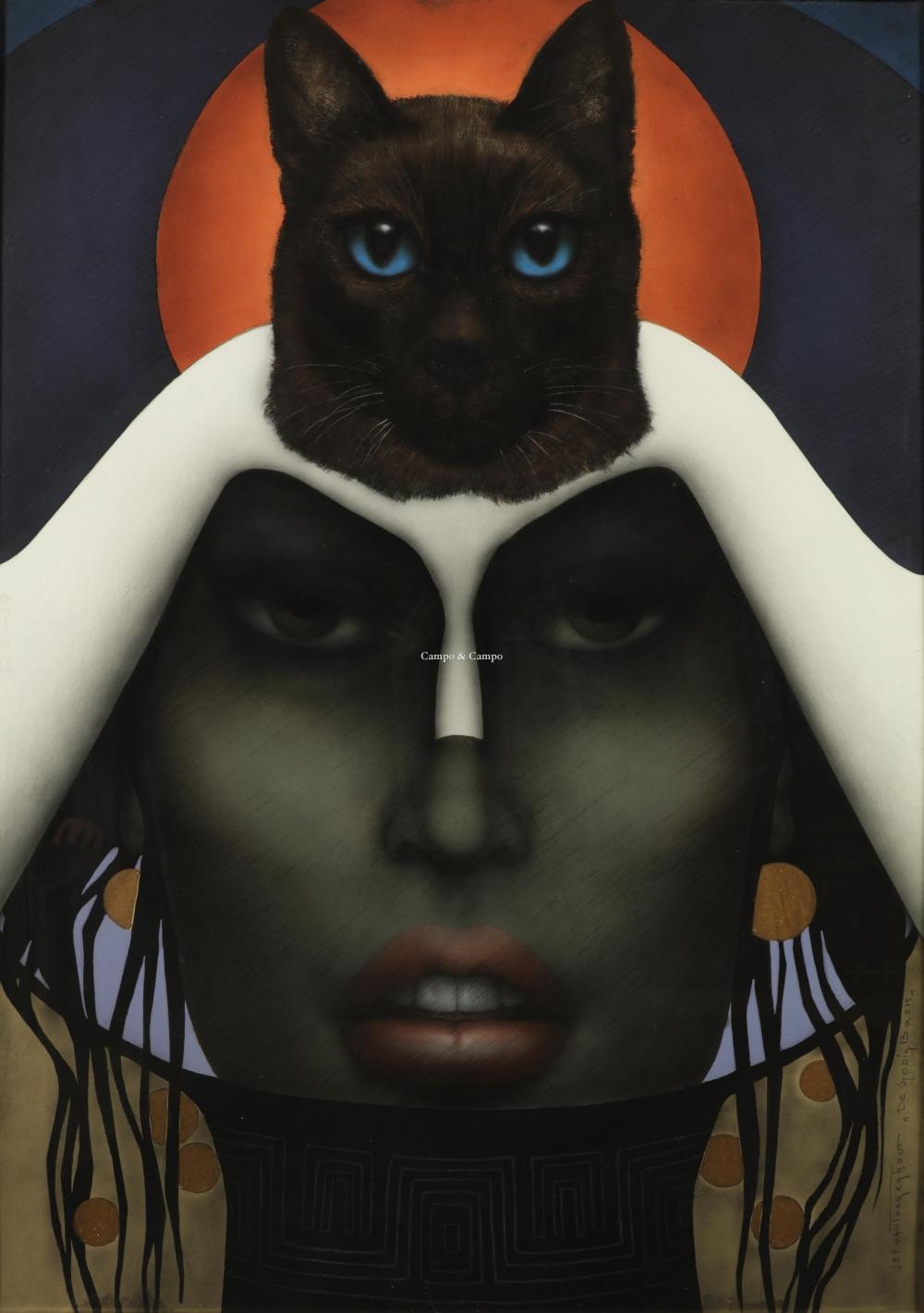 Jef van Tuerenhout | De godin Bask | MutualArt