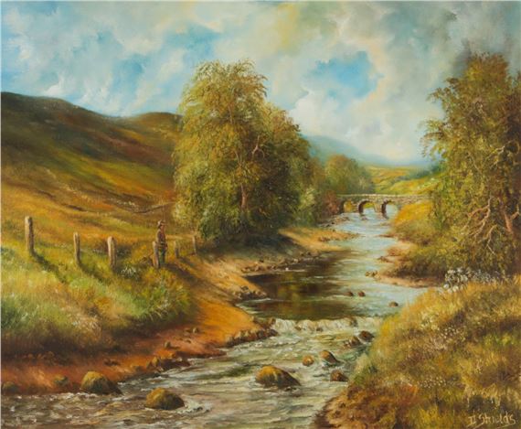 David Shields | CHOOSING THE SPOT, FISHING IN THE SPERRINS (1994 ...