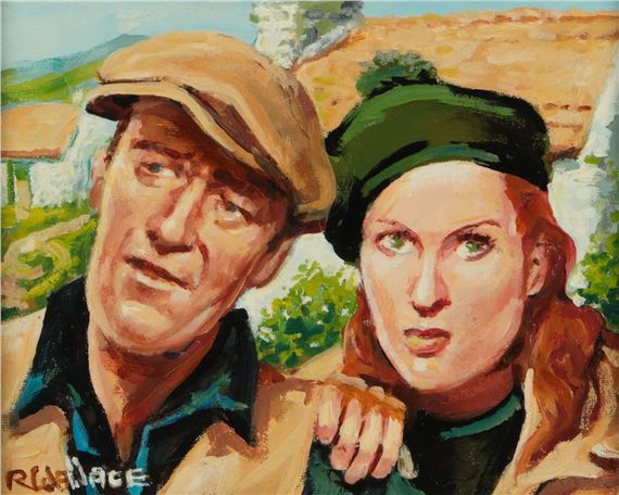 Roy Wallace | JOHN WAYNE & MAUREEN O'HARA (THE QUIET MAN | MutualArt
