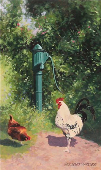 Gregory Moore | COCKEREL & HEN | MutualArt
