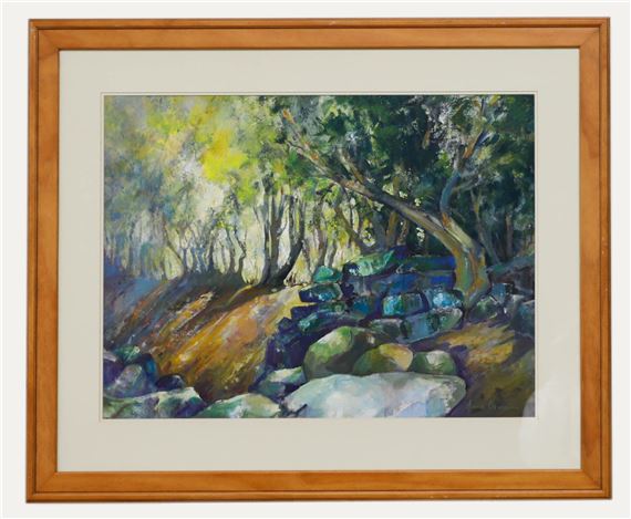 June Bevan | Rocks in Bramhall Park | MutualArt