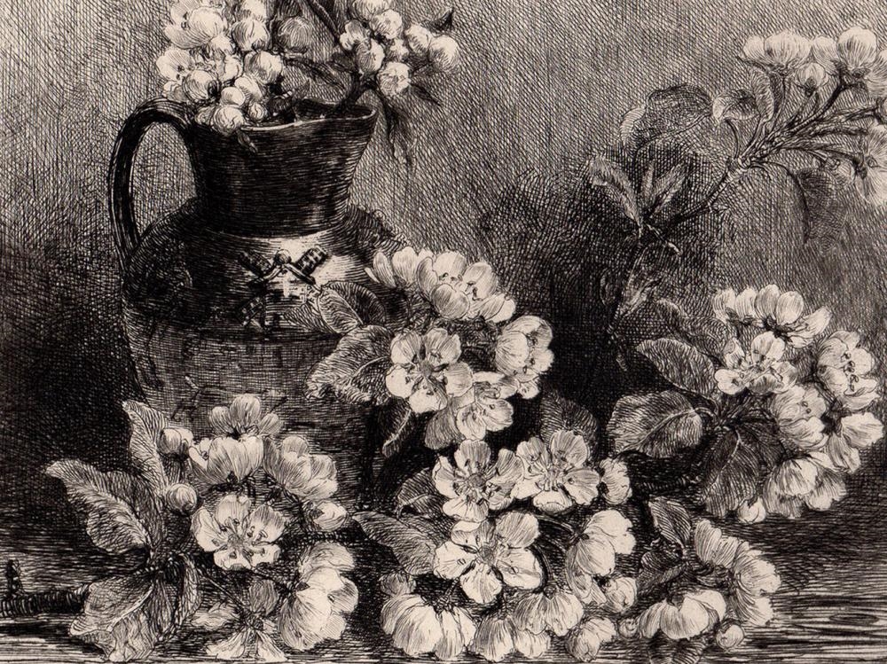 Charles Oliver Murray | Apple Blossoms (1883) | MutualArt