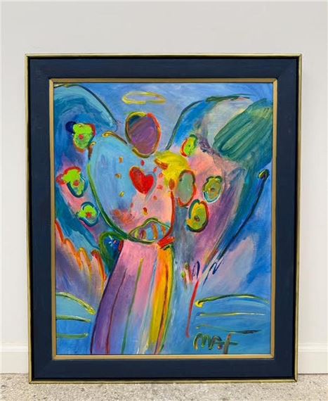 Peter Max | Angel with Heart | MutualArt