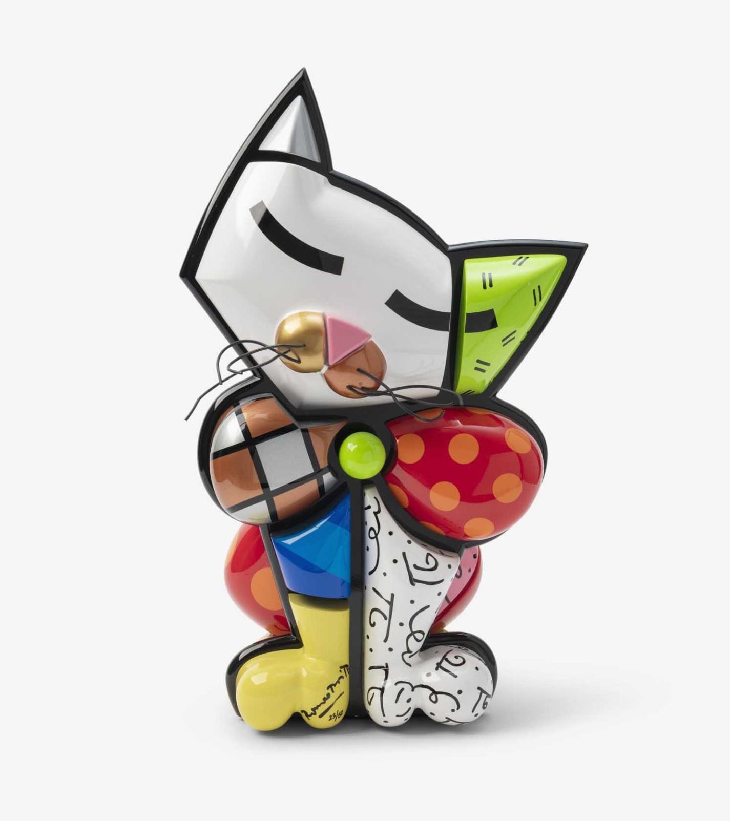 Romero Britto | Happy Cat | MutualArt