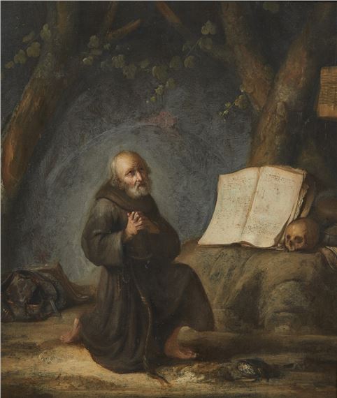 Jan Staveren | Hermit in prayer | MutualArt