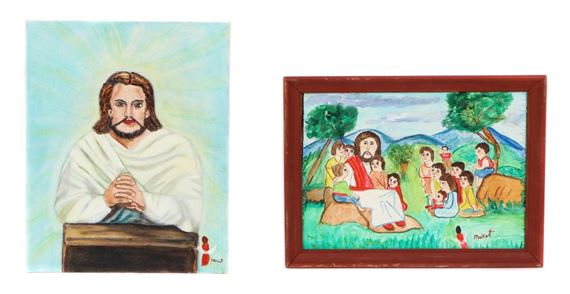 Myrtice West | Christ Teaching the Children | MutualArt