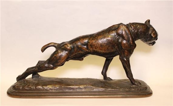 Emmanuel Frémiet | Bronze Sculpture of a Dog | MutualArt