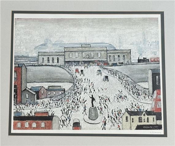 Laurence Stephen Lowry | Station Approach | MutualArt