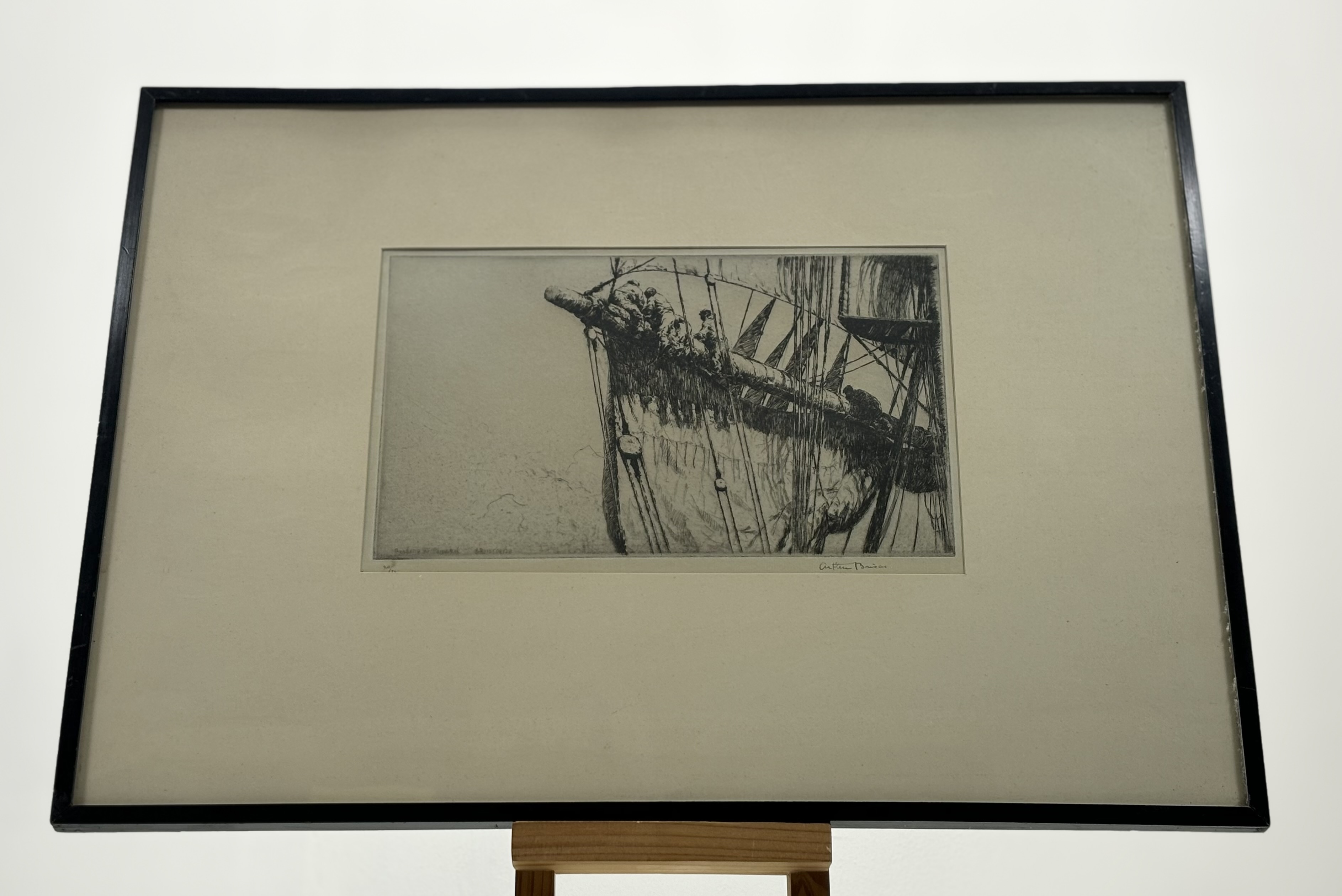 Arthur Briscoe | Bending the Foresail, The Main Rigging and The Futtock ...