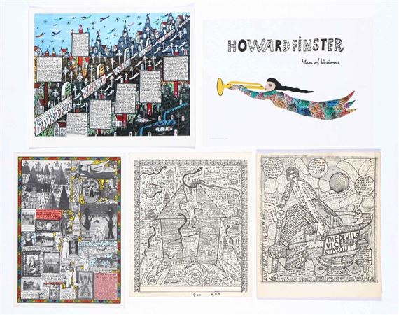Howard Finster | Five Howard Finster Prints | MutualArt