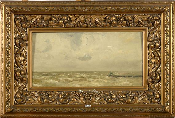 Louis Artan de Saint Martin | Marine - Estacade de Nieuport | MutualArt