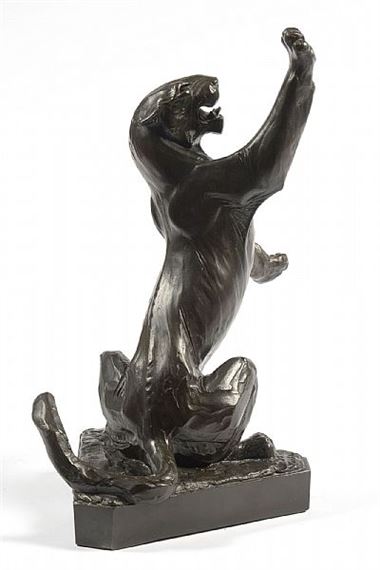 Raymond de Meester de Betzenbroeck | Panthère rugissante (1928) | MutualArt