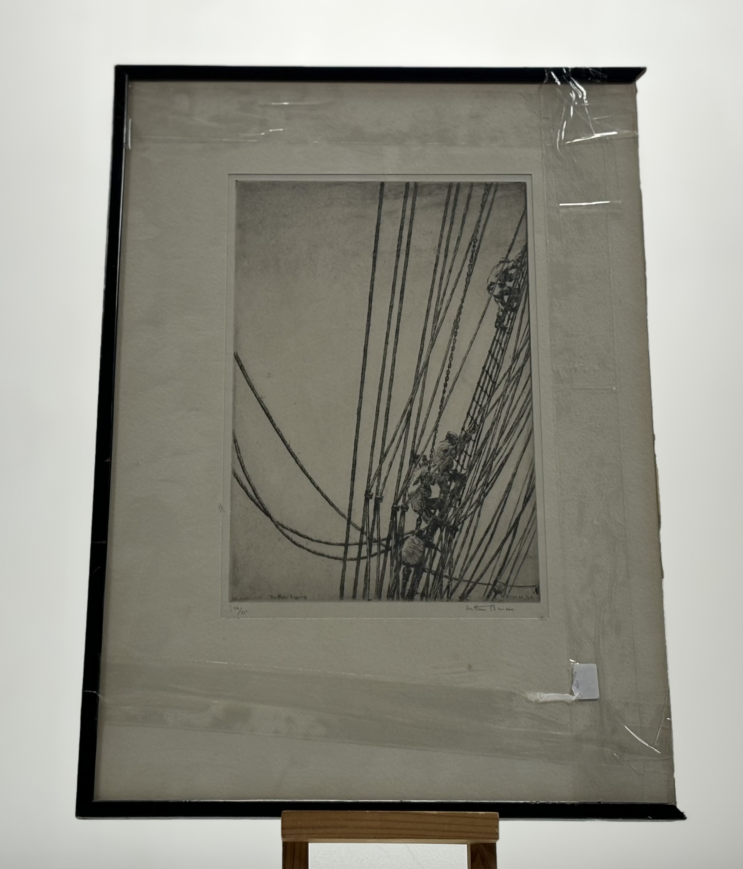 Arthur Briscoe | Bending the Foresail, The Main Rigging and The Futtock ...