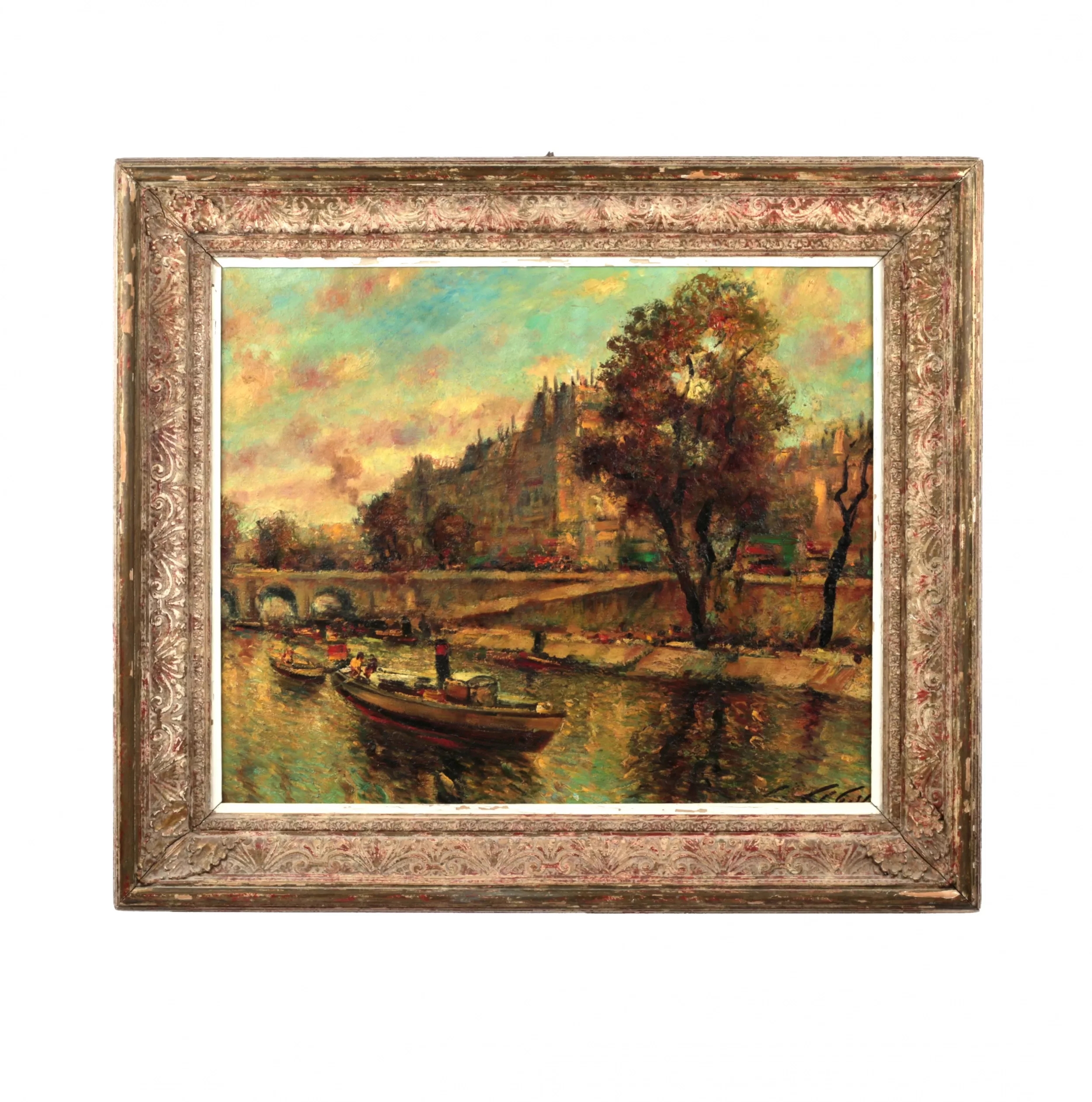Ludolfs Liberts | View of Paris from the Seine (1930 - 1950) | MutualArt