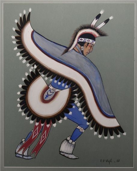 Frank Vigil | JICARILLA APACHE PAINTING (1968) | MutualArt