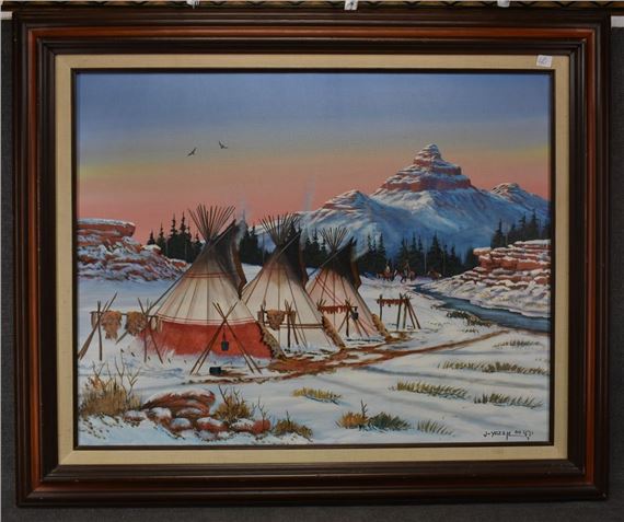 Johnny Yazzie | NAVAJO PAINTING (1984) | MutualArt