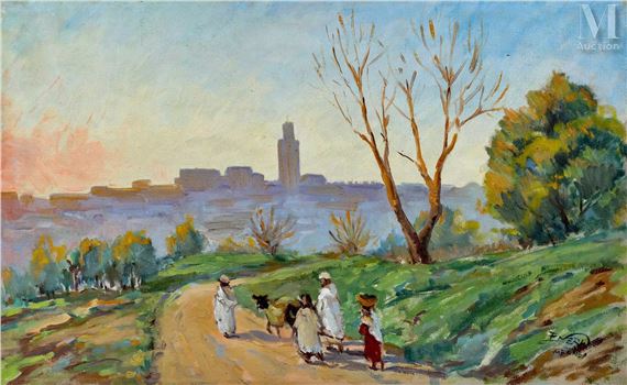 Paul Néri | Vue de Meknès au Maroc | MutualArt