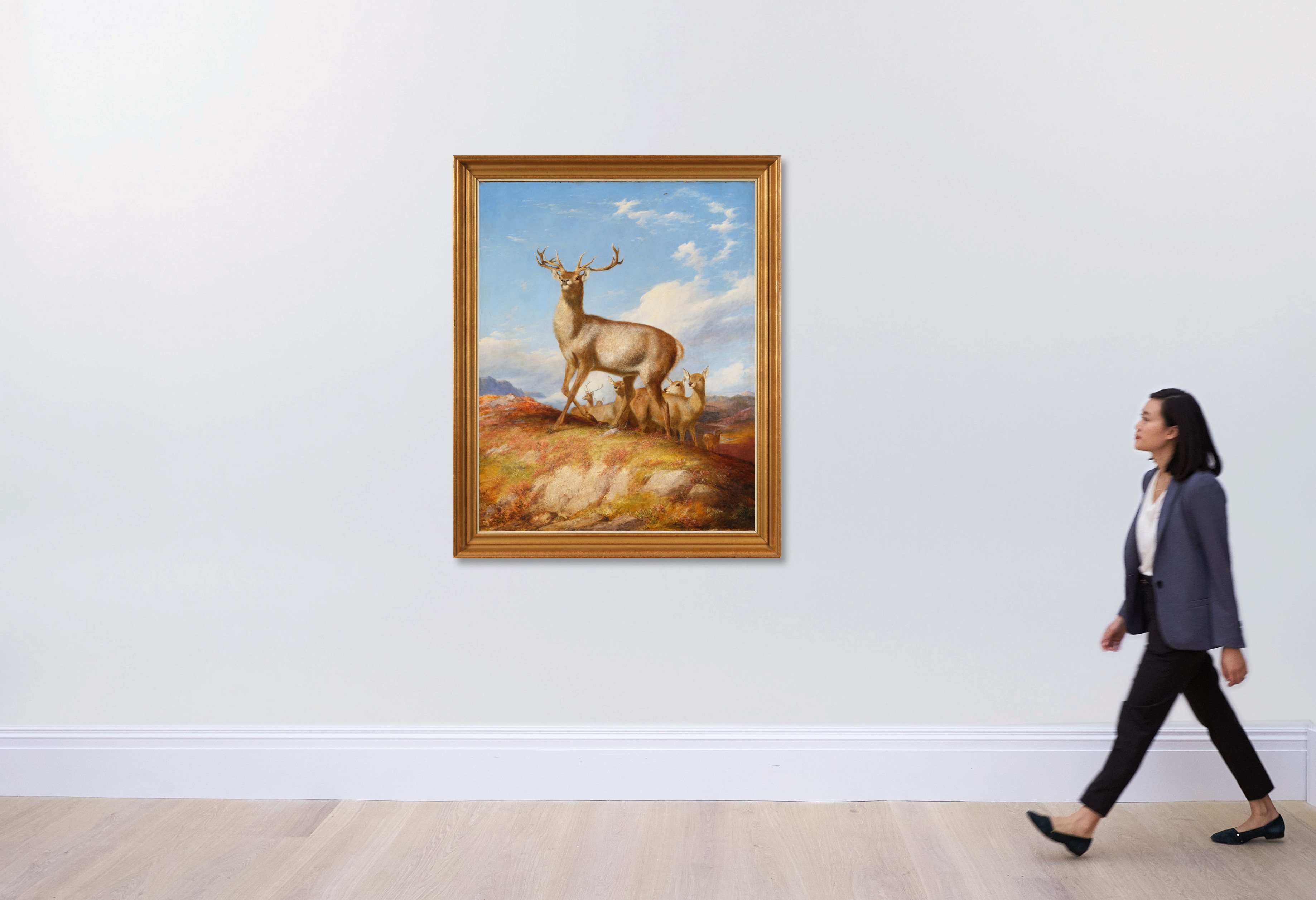 James William Giles | Monarch of the Glen (1859) | MutualArt