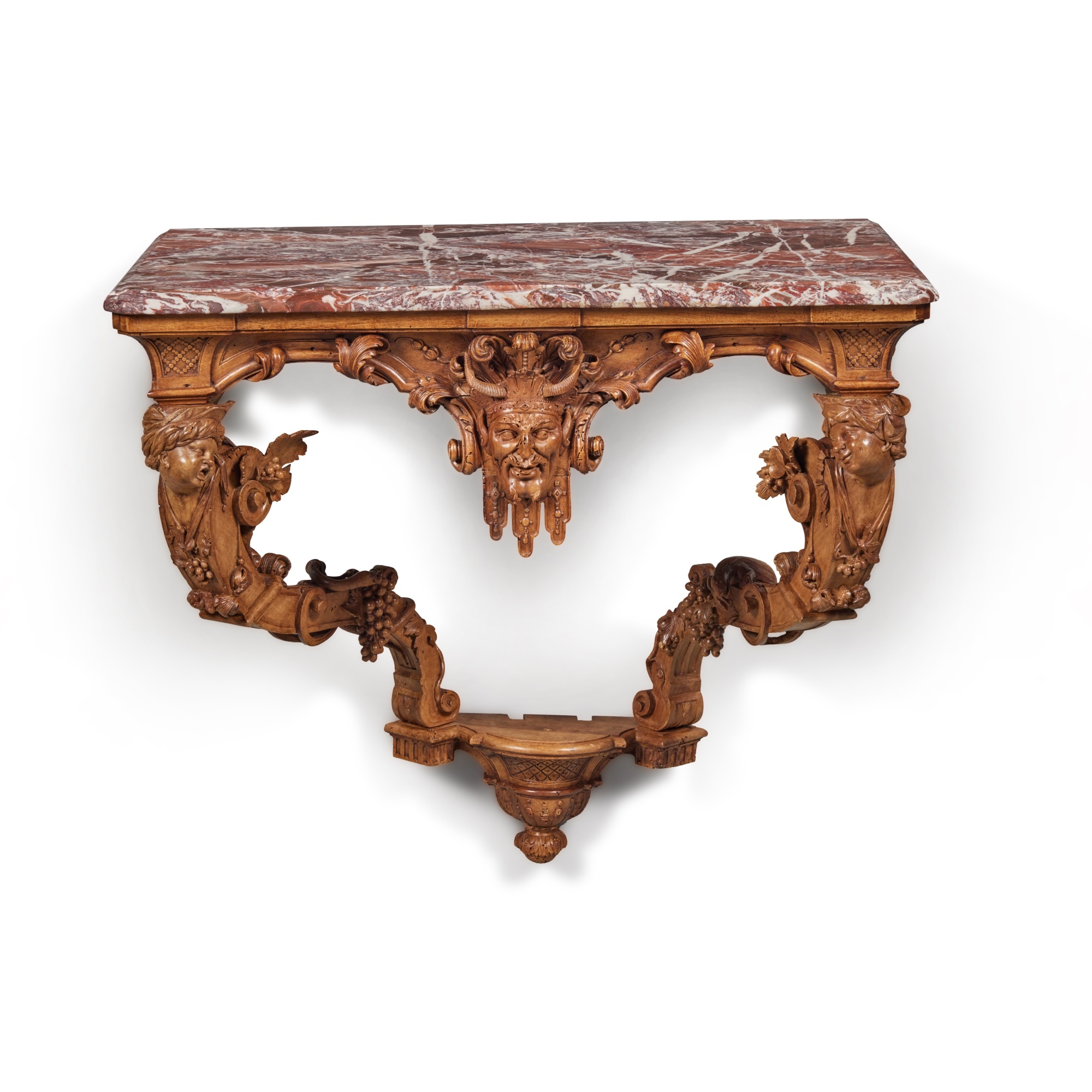 Jean-Bernard-Honoré‏ Turreau | A French Régence Carved Walnut Console ...
