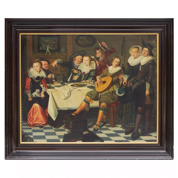 Dirck Hals | Feasting Company (16th Century) | MutualArt