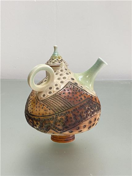 Geoffrey Swindell | a small porcelain teapot | MutualArt