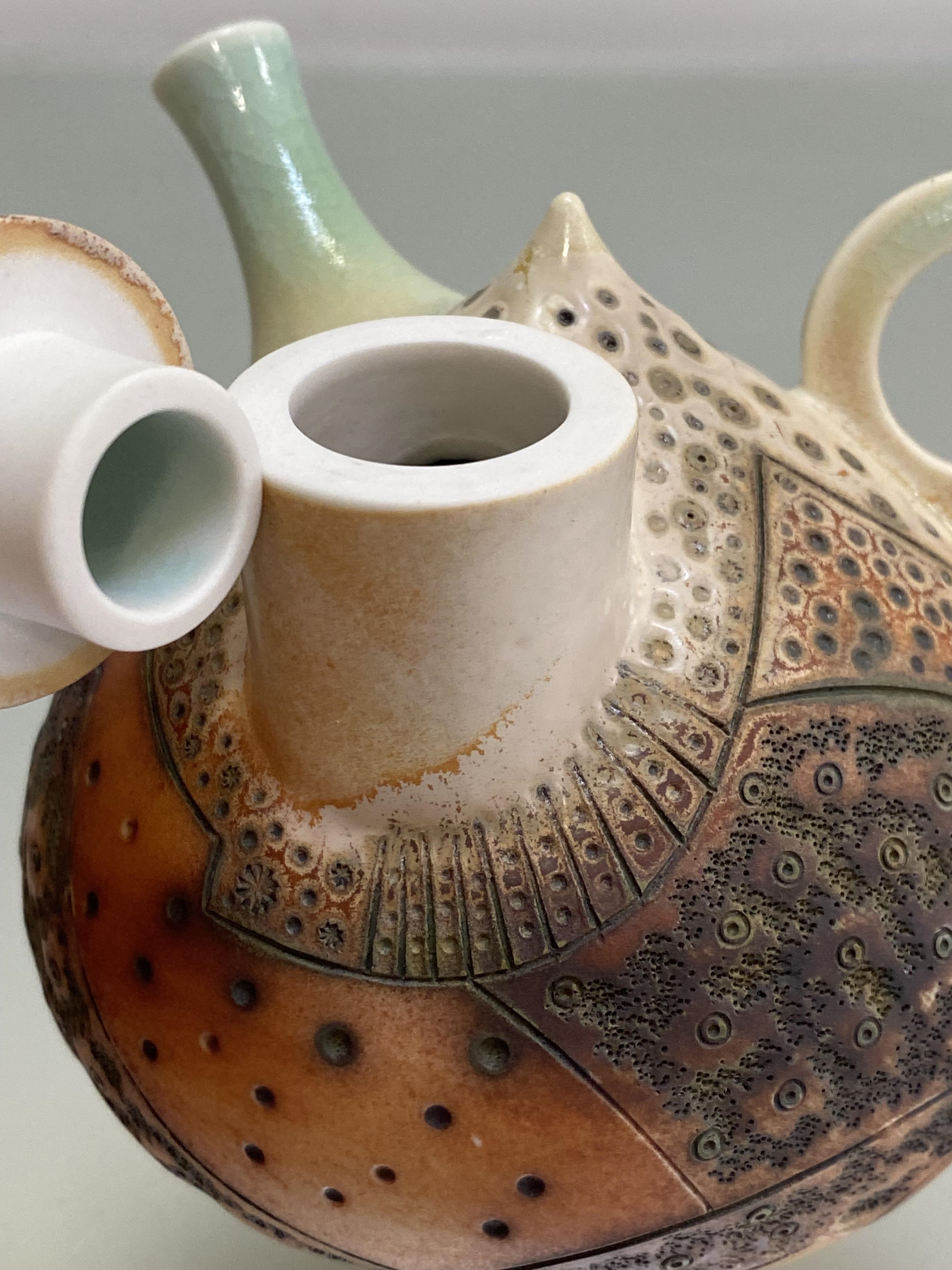 Geoffrey Swindell | a small porcelain teapot | MutualArt