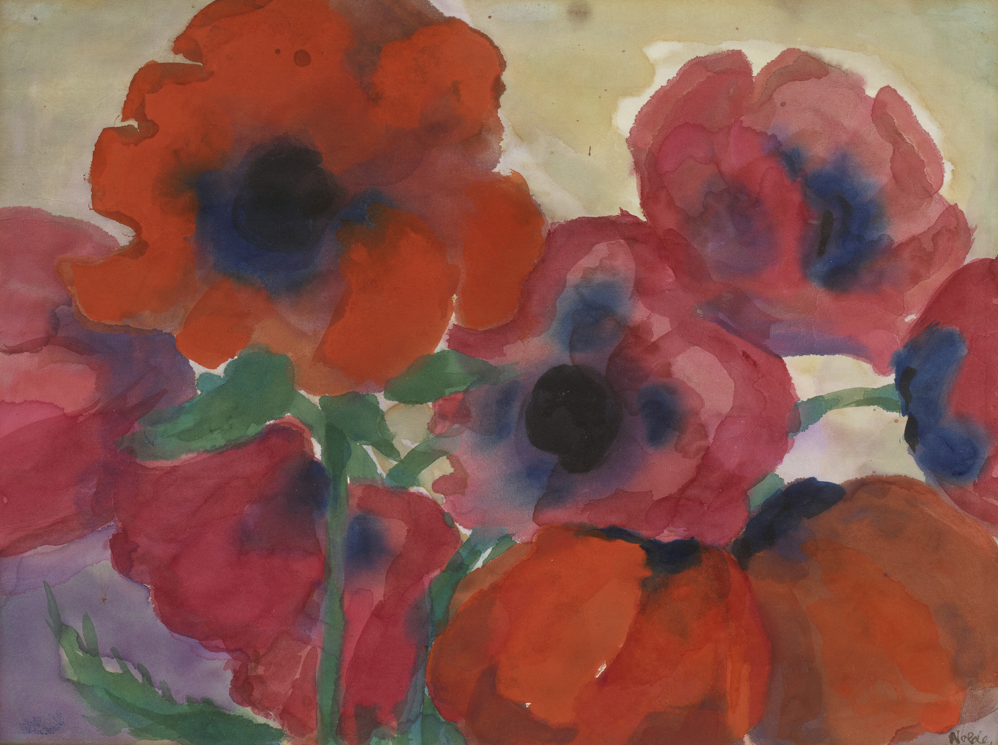 Emil Nolde | Roter Mohn | MutualArt