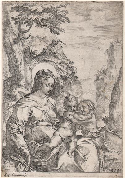 Vespasiano Strada | Virgin and Child with infant Baptist (1600 - 1622 ...