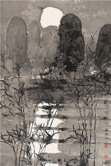 Shi Hu | LANDSCAPE OF GUILIN (1990) | MutualArt