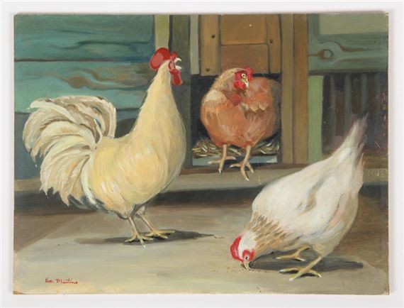 Eva Marinelli Martino | 3 Hens | MutualArt