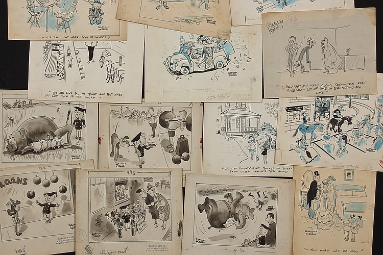 Reamer Keller | Original Gag Illustrations | MutualArt