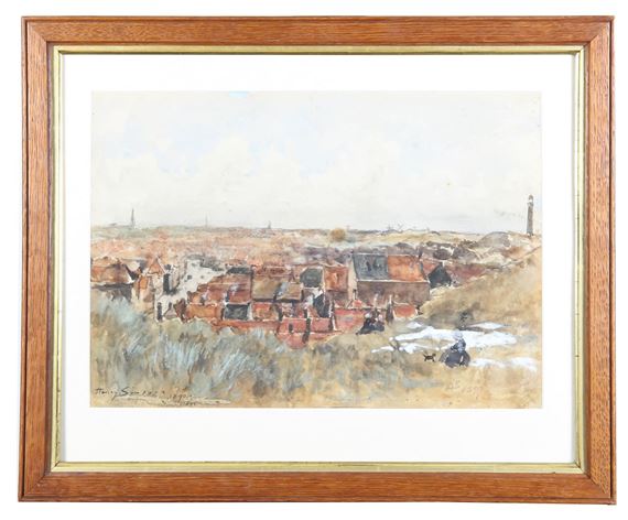 Henry Simpson | The Hague and Scheveninger from the Dunes (1892 ...