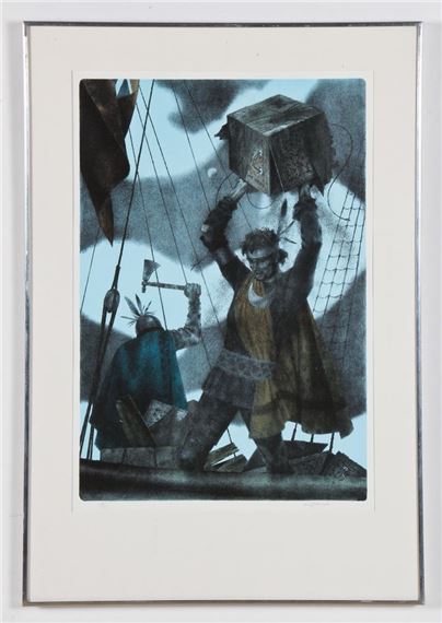 Joseph Hirsch | Boston Tea Party (1976) | MutualArt