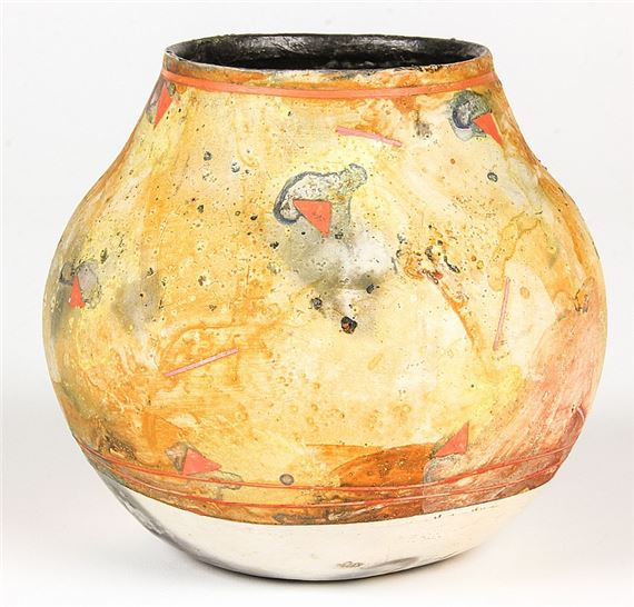 Bennett Bean | Painted Earthenware Vessel | MutualArt