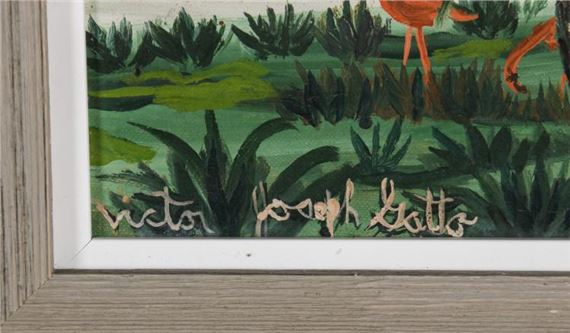 Victor Joseph Gatto | Flamingos (1965) | MutualArt