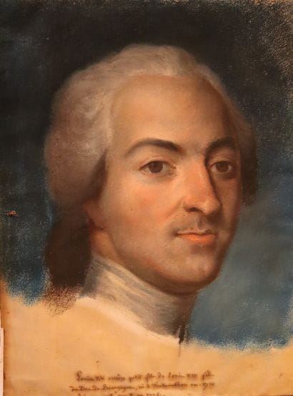 Maurice Quentin de La Tour | Portrait of Louis XV (19th Century ...