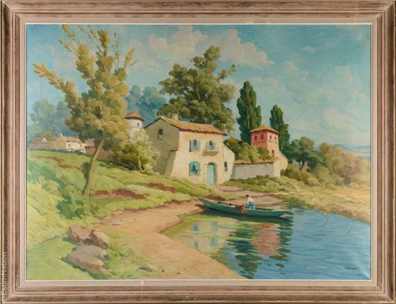 Paul André Jean Eschbach | Paysage dans le Var | MutualArt