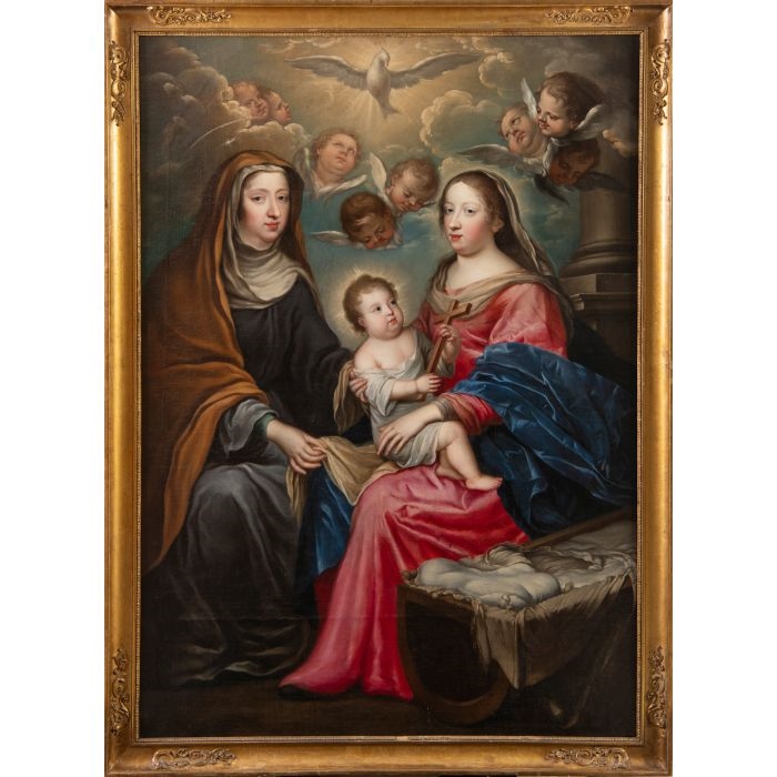 Charles Beaubrun | Ana y Maria Teresa de Austria con el Gran Delfín ...