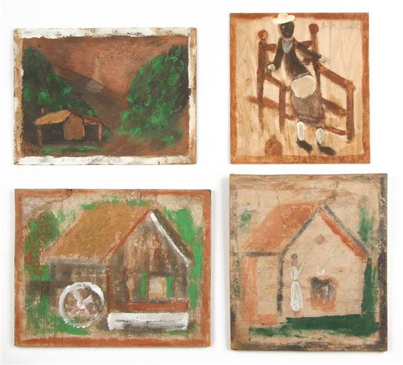 Jimmie Lee Sudduth | Four Paintings | MutualArt