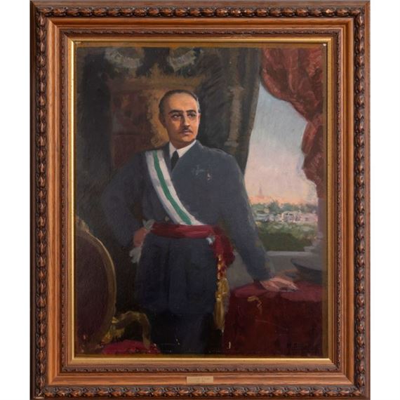 Alfonso Grosso y Sanchez | Retrato del general Franco | MutualArt