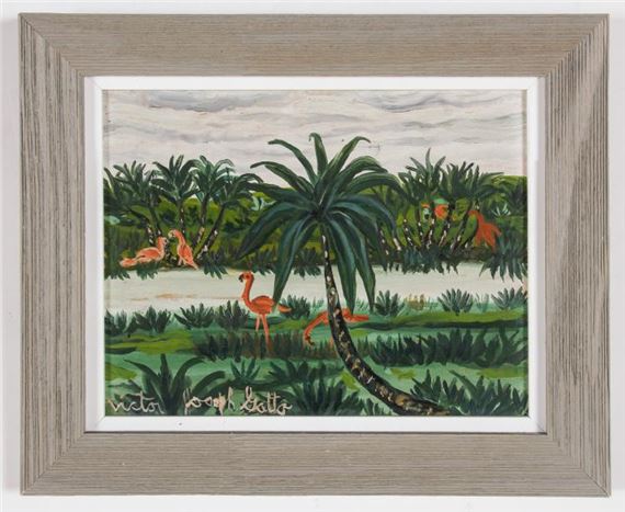 Victor Joseph Gatto | Flamingos (1965) | MutualArt