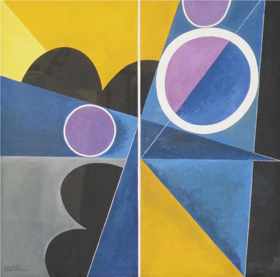 Paul Rudall | Yellow with Curves | MutualArt