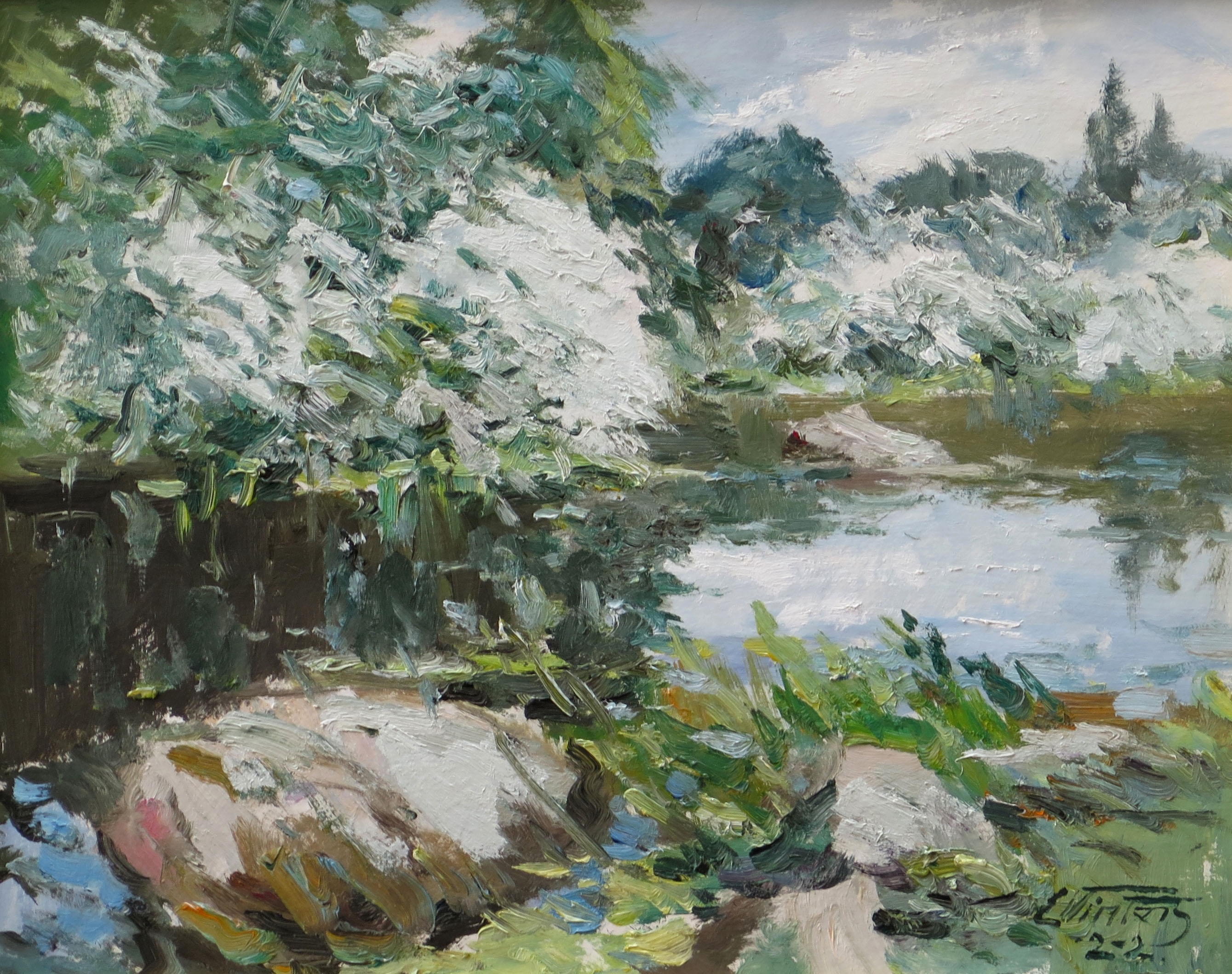 Edgar Vinters | When the bird cherries bloom (2002) | MutualArt